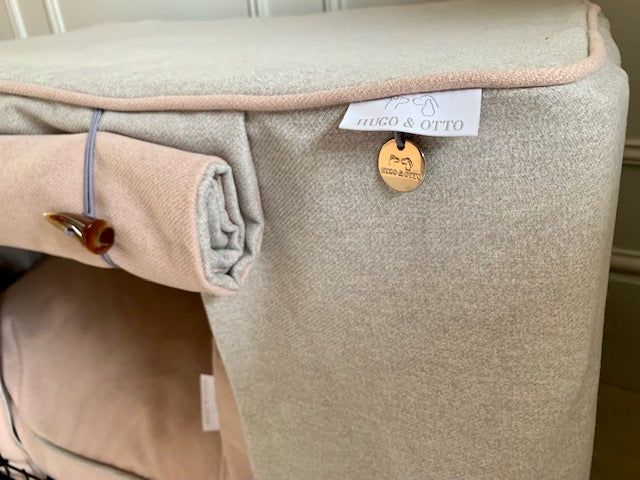 LUXURY SHETLAND ROSE DOG CRATE SET - WITHOUT THE WIRE CRATE – Hugo & Otto