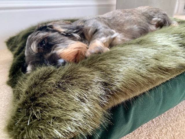 Luxury Hunter Pillow Dog Cushion - Hugo & Otto Luxury Dog Beds